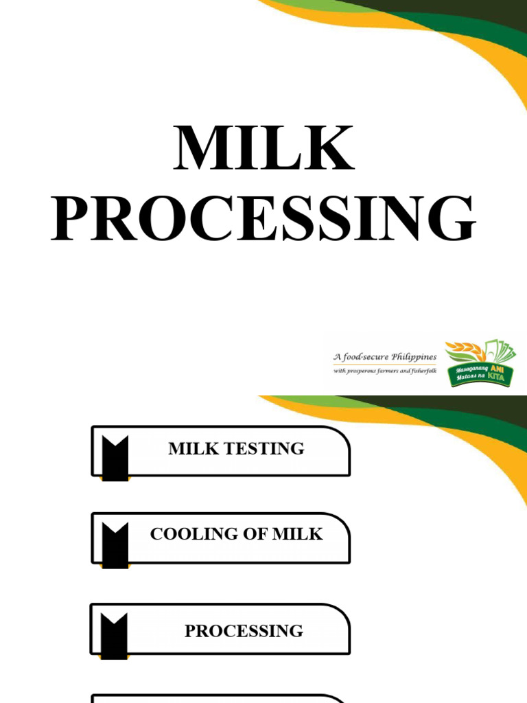 Milk Processing Steps and Quality Control | PDF | Milk | Food Industry