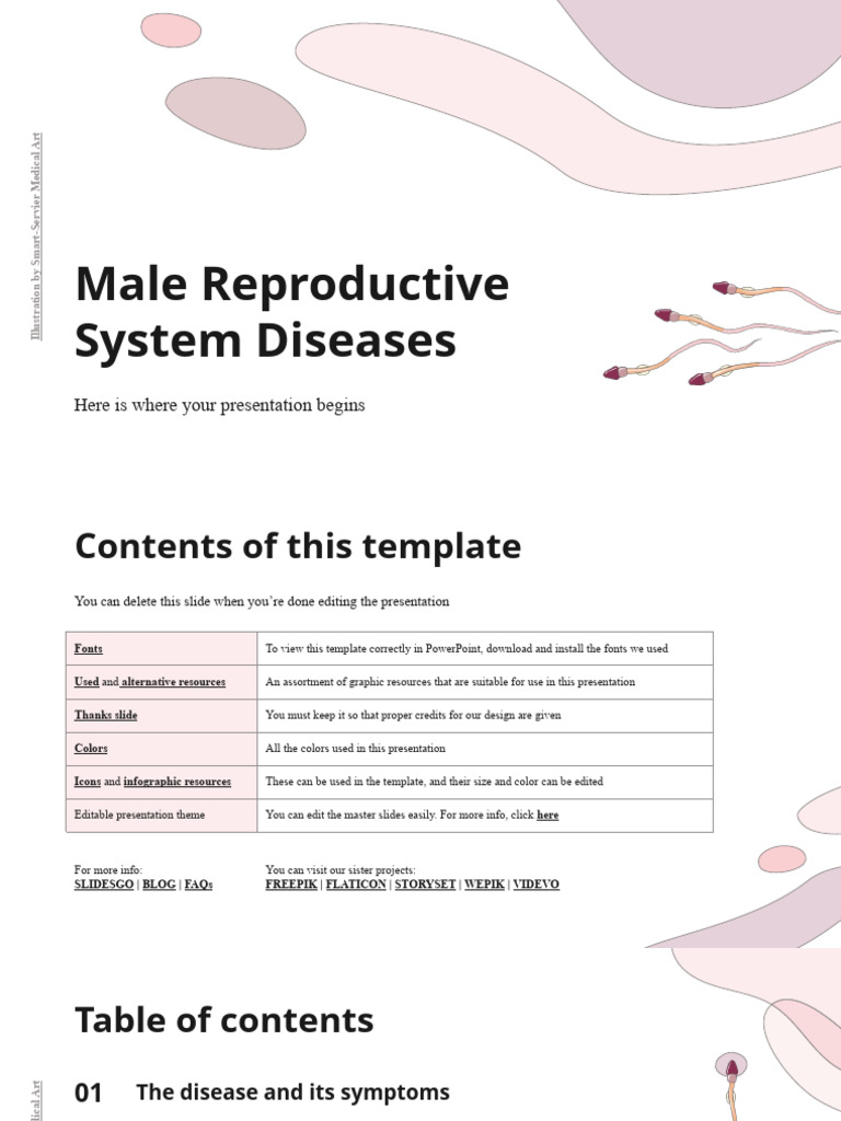 Male Reproductive System Diseases Guide | PDF | Medical Diagnosis | Planets