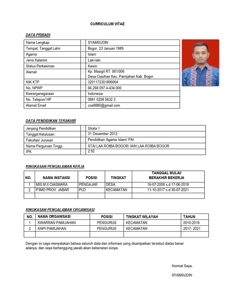CV Surlam Mts | PDF