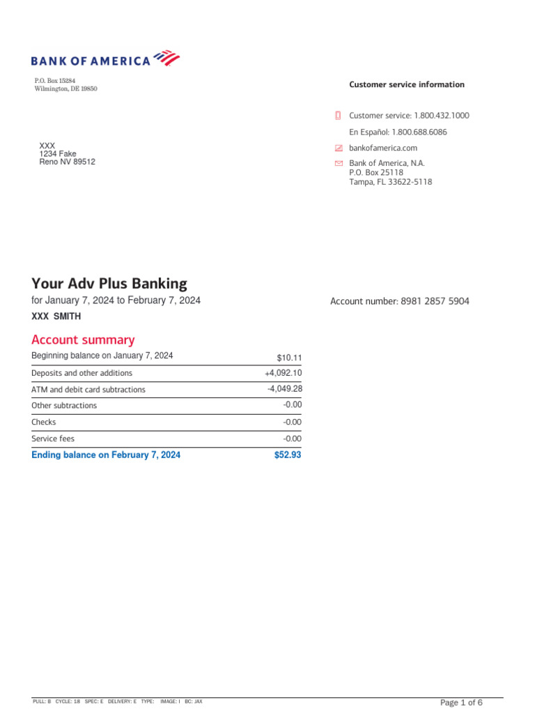 Adv Plus Banking Account Summary | PDF | Deposit Account | Overdraft