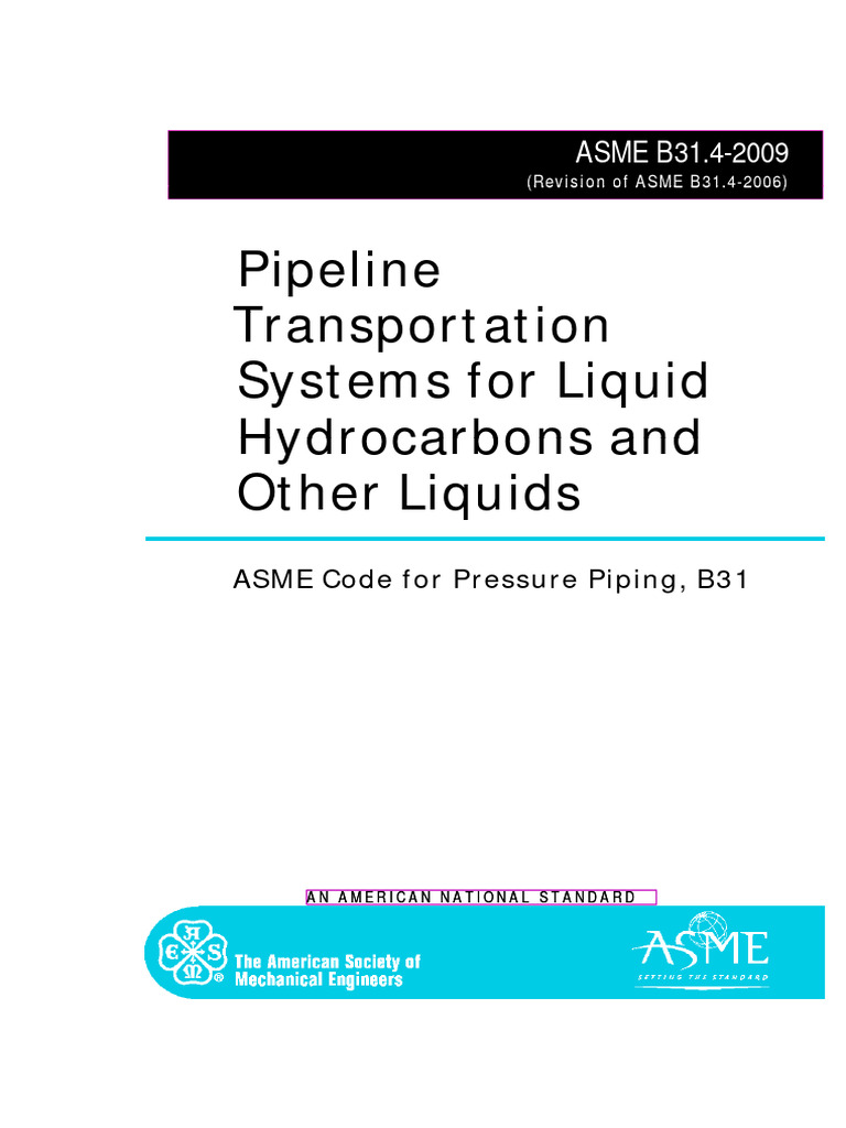 ASME - B31-2009 Scope Diagram & Offshore | PDF | Pipe (Fluid Conveyance ...