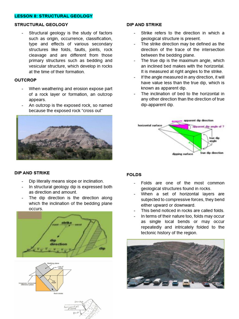 GEOLOGY | PDF | Fault (Geology) | Structural Geology
