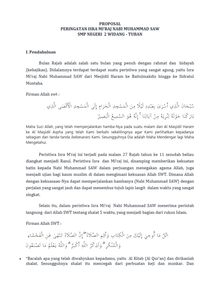 Proposal Isro'mi'roj 2020-2021 | PDF