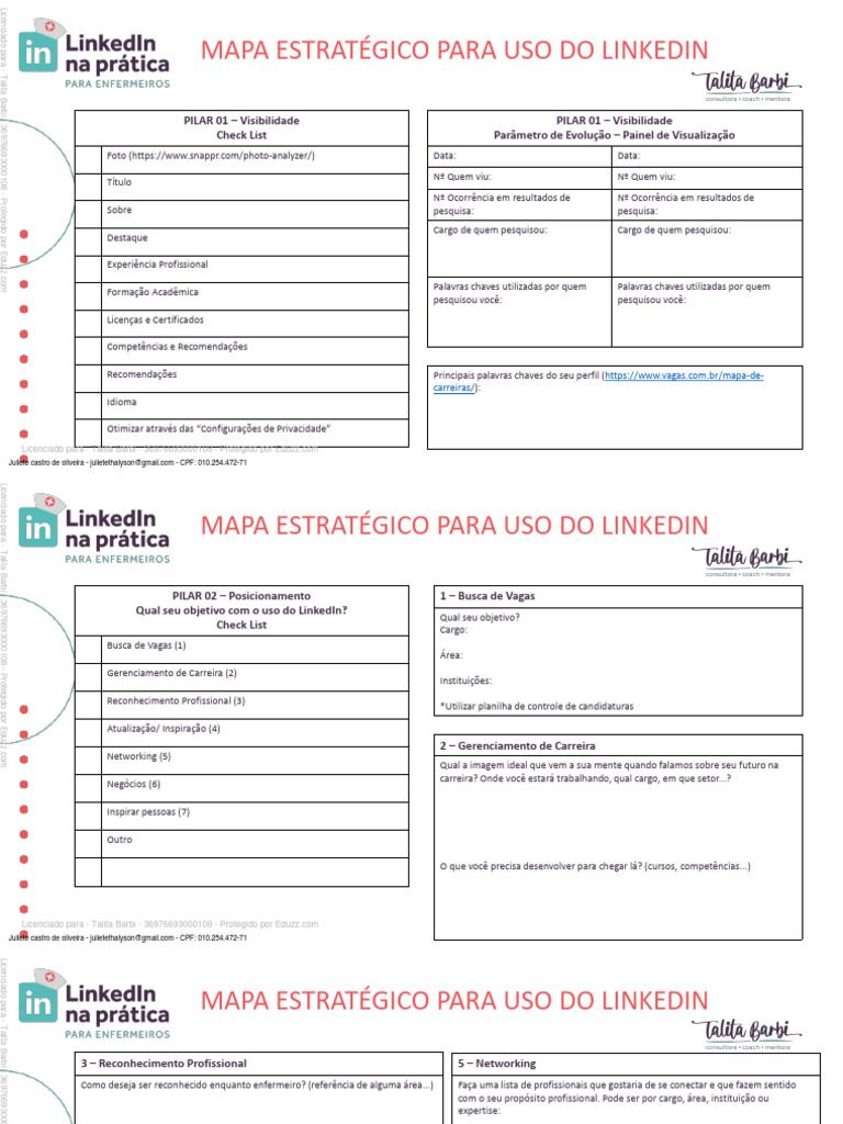 Mapa Estrategico para Uso Do Linkedin | PDF | LinkedIn