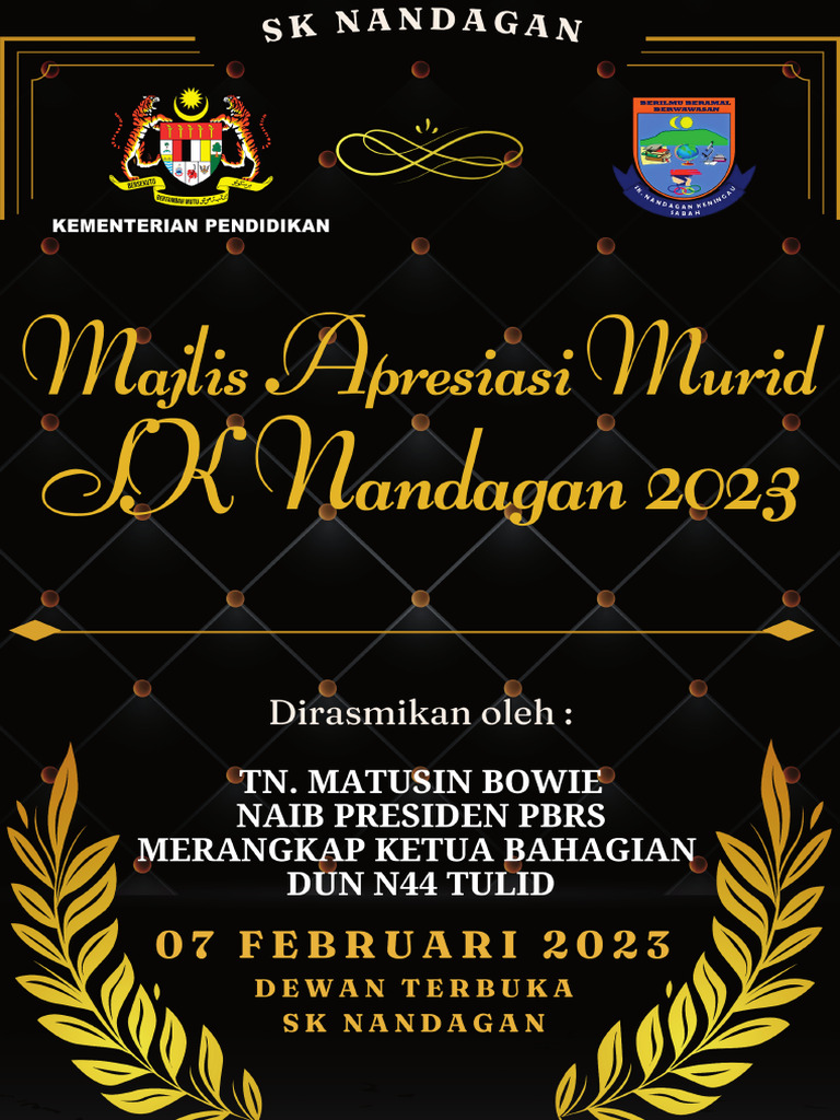 Buku Program Dan Aturcara Majlis Apresiasi Murid | PDF