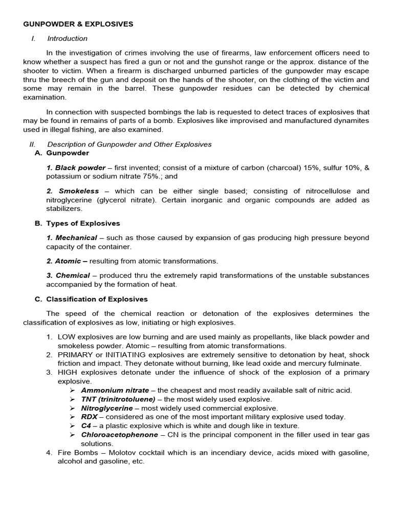 Explosives | PDF | Improvised Explosive Device | Gunpowder