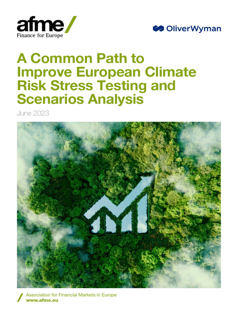 European Climate Stress Testing and Scenario Analysis 1700902232 | PDF ...