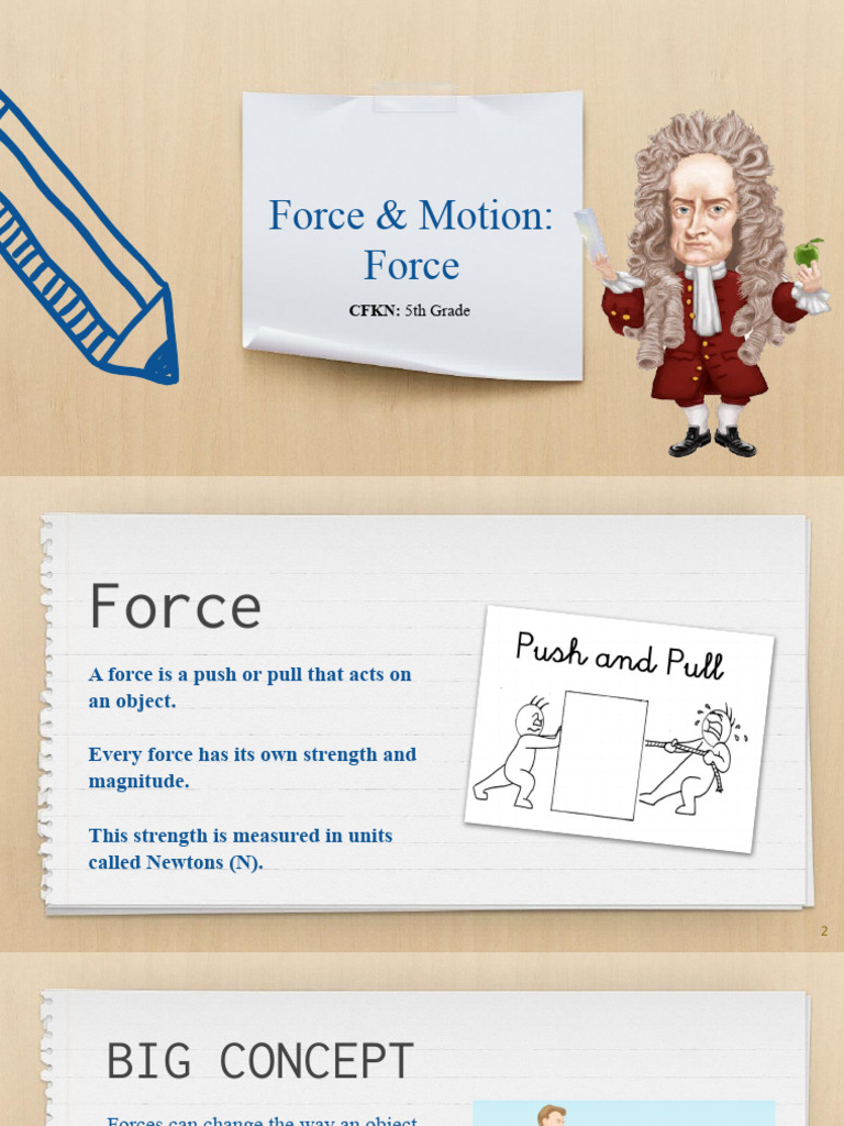 Force & Motion - Forces | PDF | Force | Friction