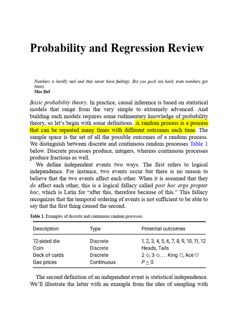 Scott Cunningham Causal Inference 2020 SEGUNDA PARTE | PDF | Ordinary Least Squares | Summation