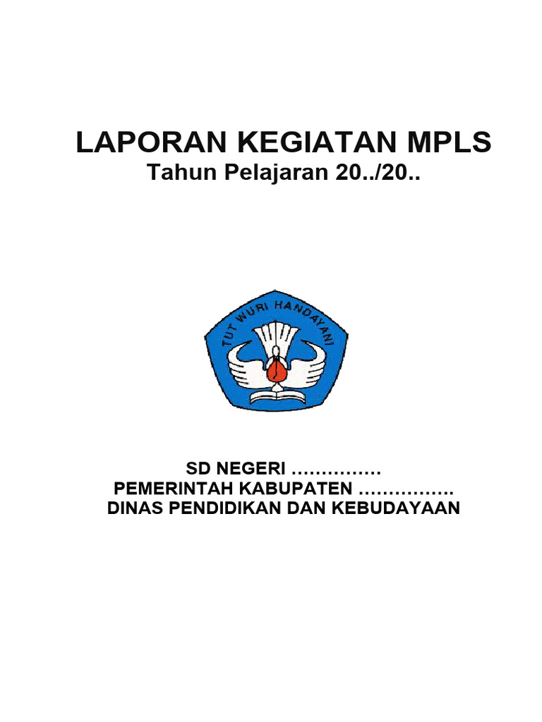 Laporan Kegiatan MPLS SD | PDF | Seni | Sains & Matematika