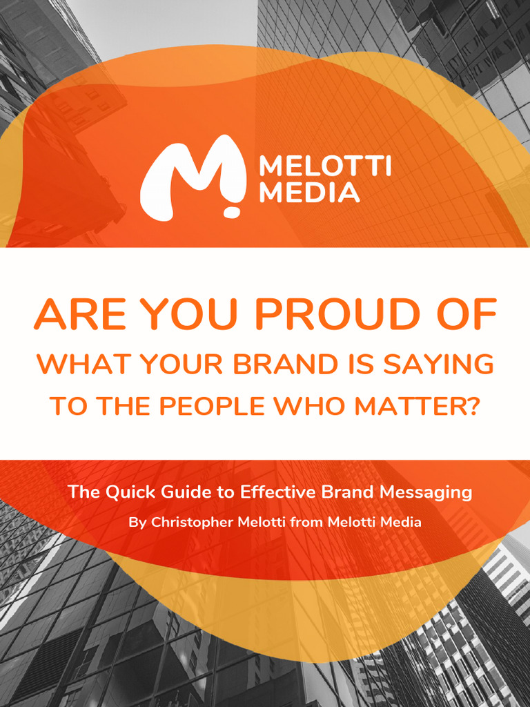Are You Proud of What Your Brand Is Saying | PDF | Marketing | Brand