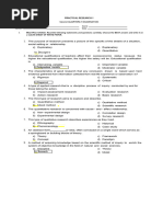 Practical Research 1 Final Exam | PDF | Sampling (Statistics ...