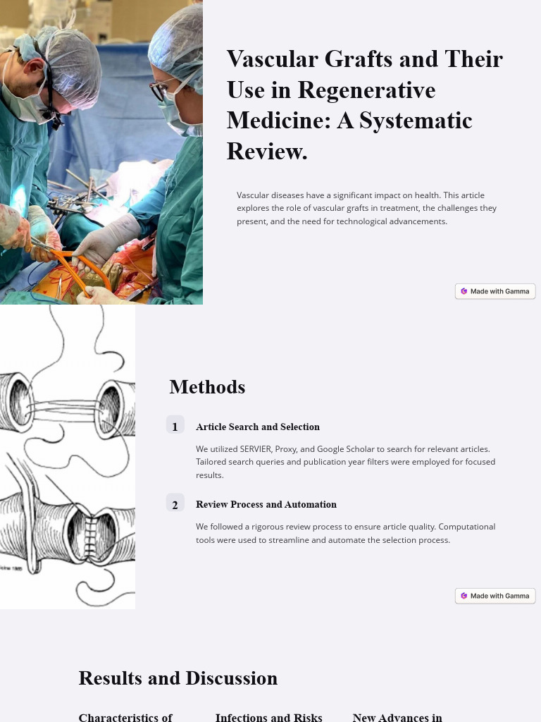 Vascular Grafts and Use in Regenerative Medicine A Review | PDF ...