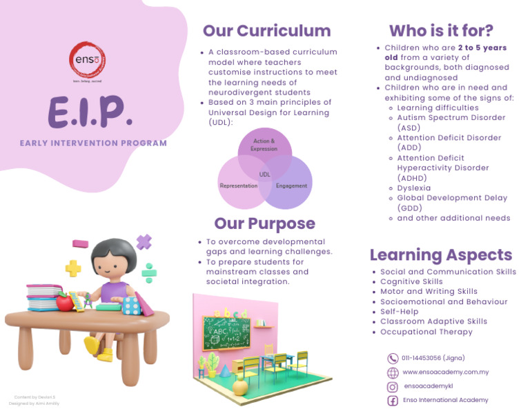 ENSO EIP Brochure | PDF | Attention Deficit Hyperactivity Disorder ...