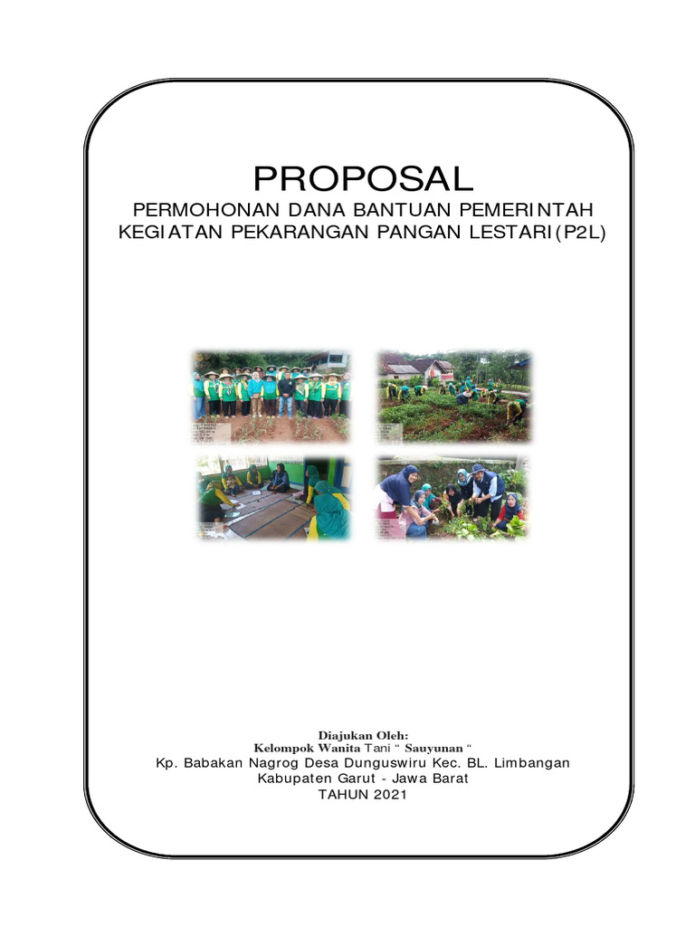 PROPOSAL P2L KWT Sauyunan | PDF