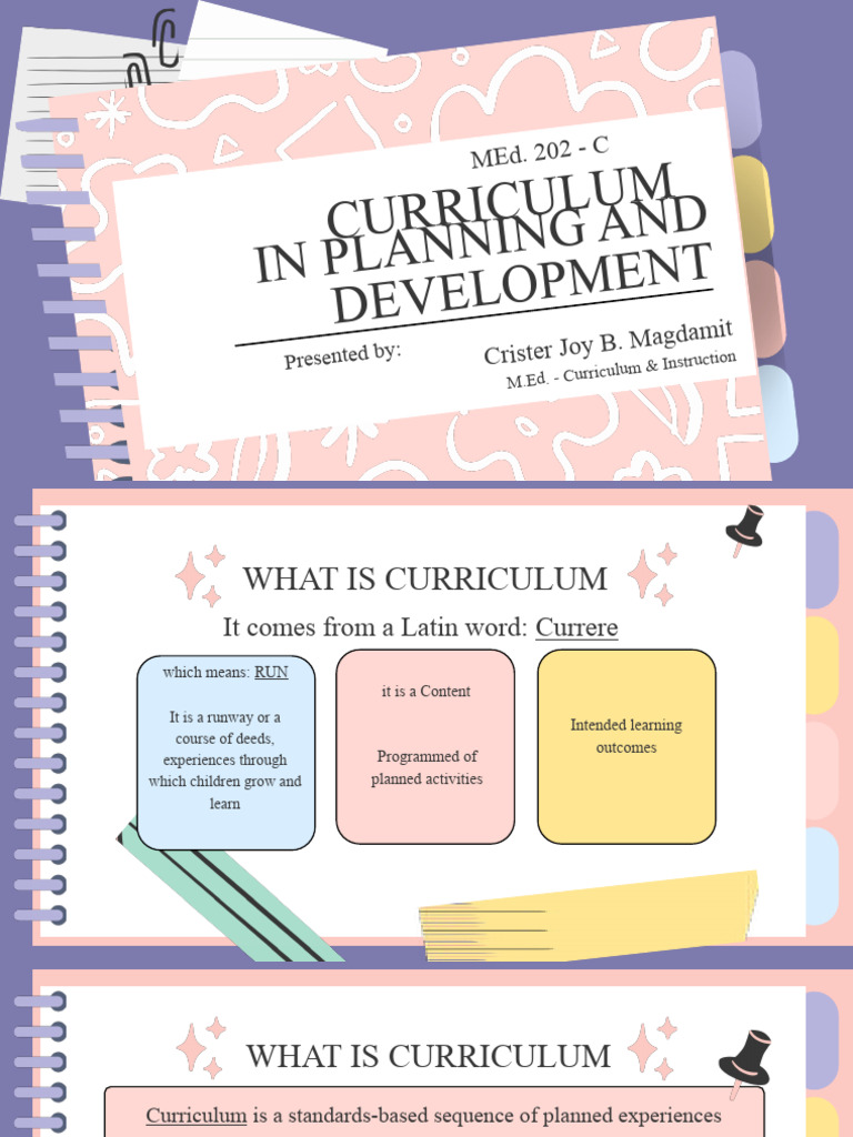 Curriculum Planning | PDF | Curriculum | Learning