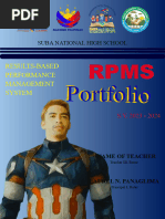 RPMS 2023-2024 MOVs | PDF | Human Communication | Behavior Modification