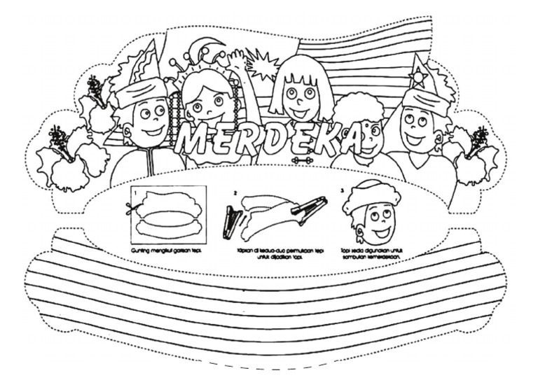 Template Topi Merdeka | PDF