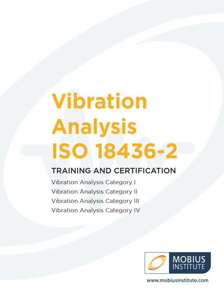 Mobius Institute Vibration Brochure | PDF | Educational Technology | Reliability Engineering