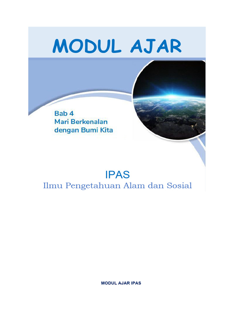 BAB 4 - MA IPAS Kls 5 Supervisi | PDF