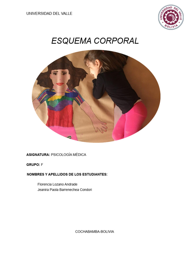 Esquema Corporal Trabajo de Psicología Segundo Parcial | PDF | Cerebro | Esquema (psicología)