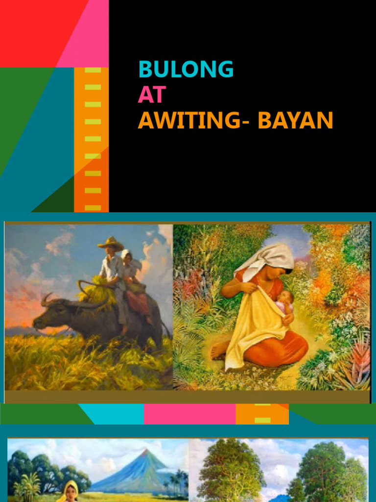 Bulong at Awiting Bayan | PDF