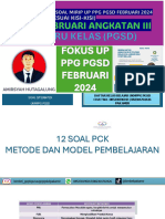 50 Soal Dan Kunci Jawaban Try Out UKPPPG PGSD 2024 SJT PCK | PDF