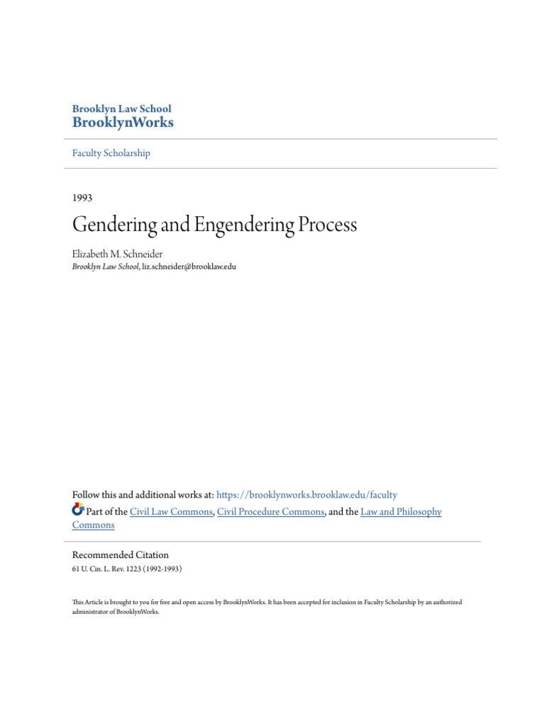 Gendering and Engendering Process | PDF | Feminism | Gender Studies