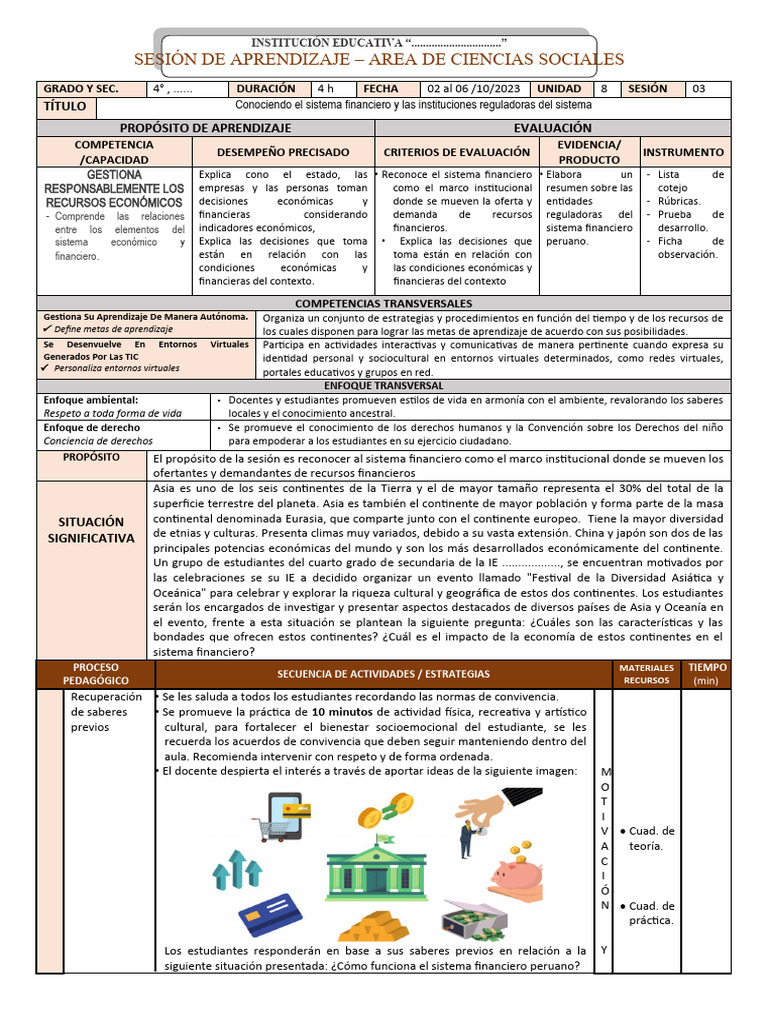 Sistema Financiero y Regulación en Perú | PDF | Sistema financiero | Bancos