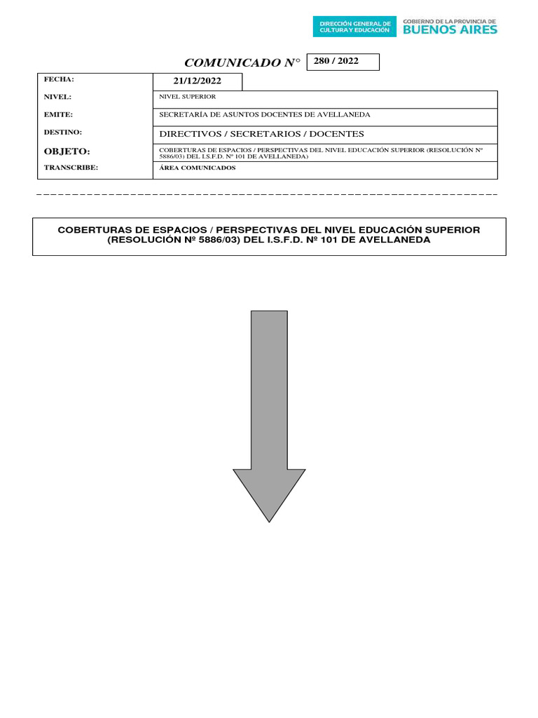 Comunicado 2802022VF | PDF | Maestros