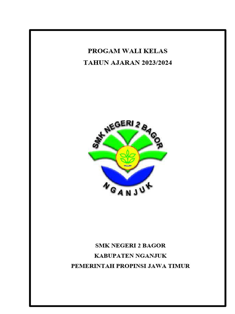 Progam Wali Kelas X Atph 1 | PDF | Bisnis