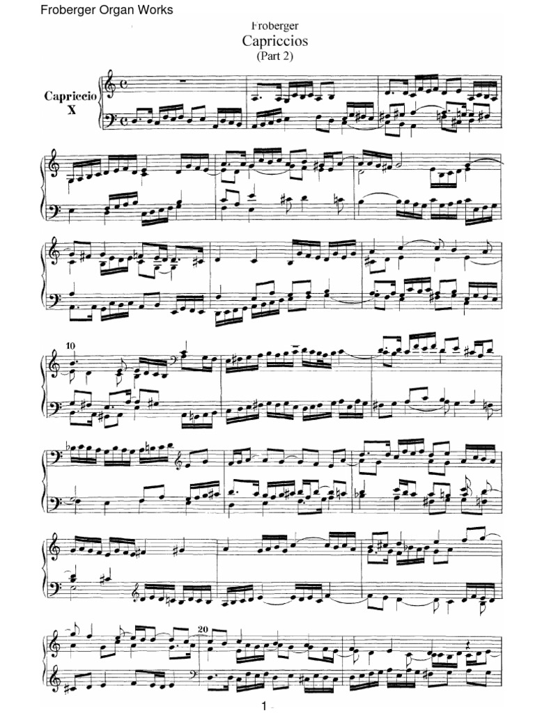 Capriccios, Part 2 | PDF