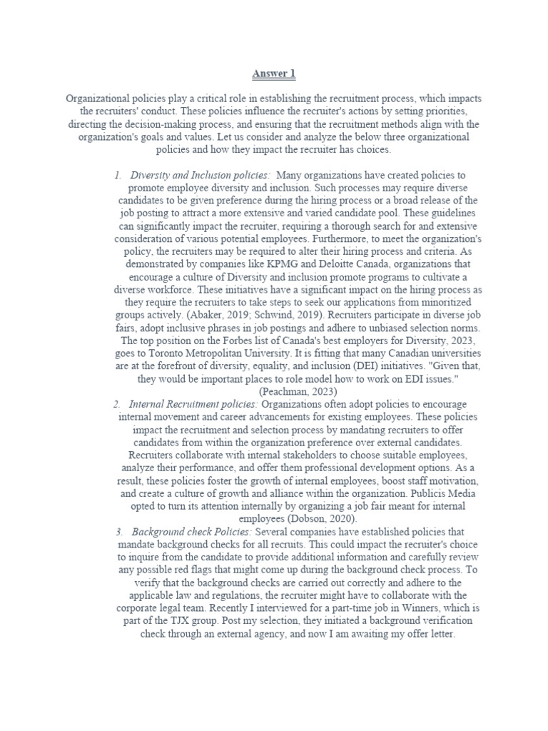 PLD 7 | PDF | Recruitment | Background Check