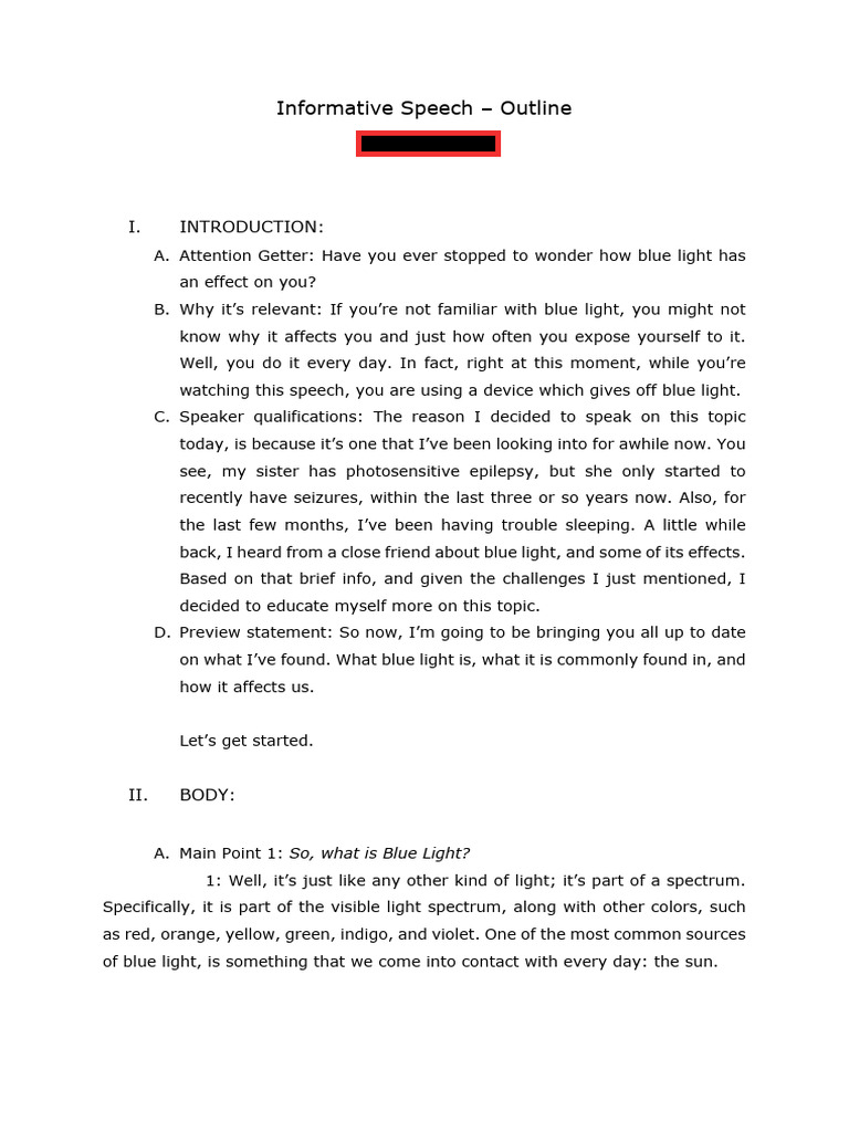 Outline Example 2-4-1 | PDF | Sleep | Light Outline Example 2-4-1 | PDF | Sleep | Light