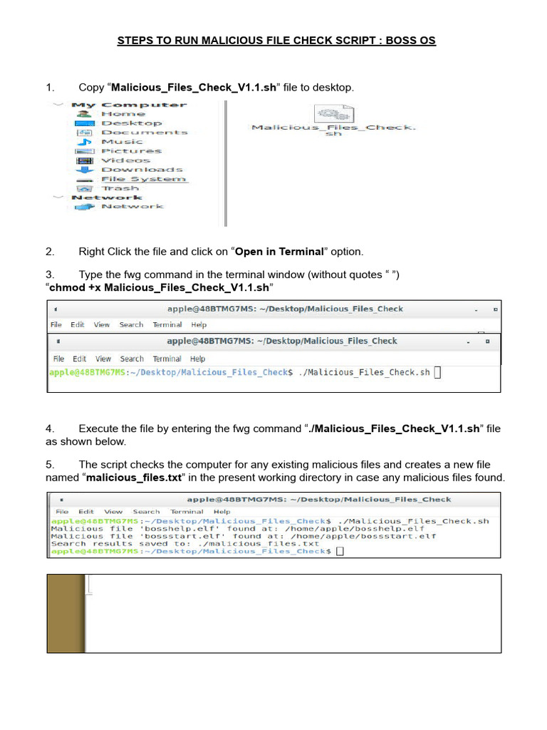Help Malicious File Check Tool | PDF