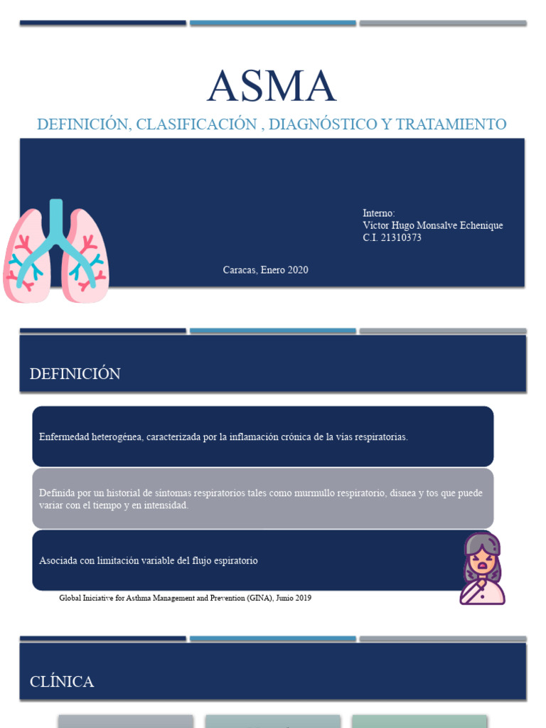 Asma: Definición, Diagnóstico y Tratamiento | PDF | Asma | Tos