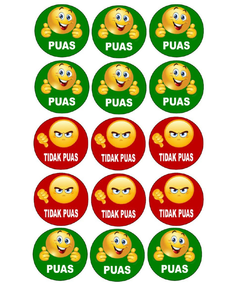 Stiker Puas | PDF