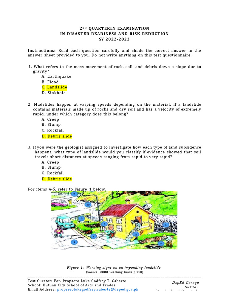 DRRR Q2 Word | Download Free PDF | Fires | Storm Surge