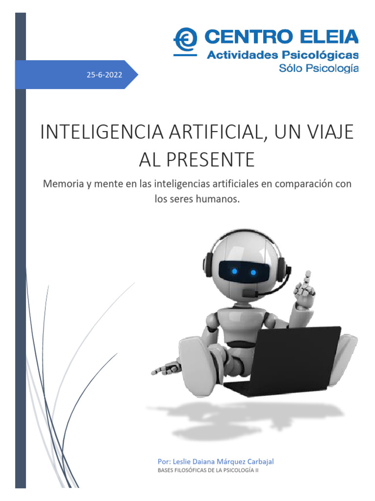 Inteligencia Artificial, Un Viaje Al Presente | PDF | Inteligencia (IA) y semántica ...