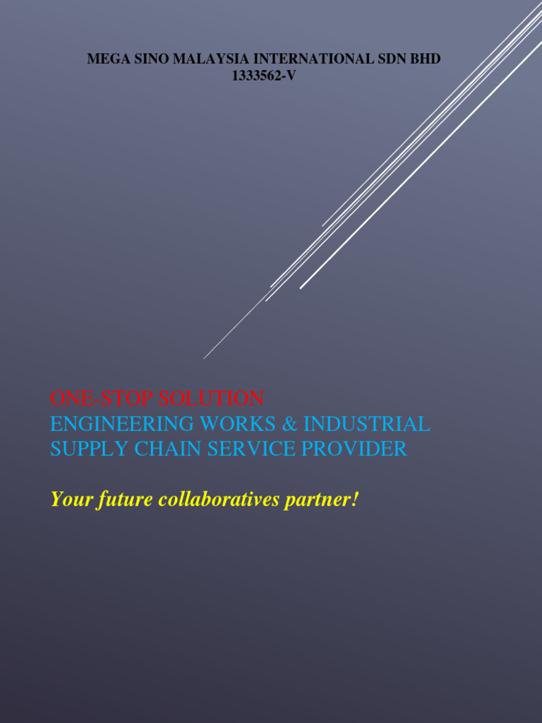 MSMI Company Profile 2023 SEA (ENGINEERING WORKS & INDUSTRIAL SUPPLY ...