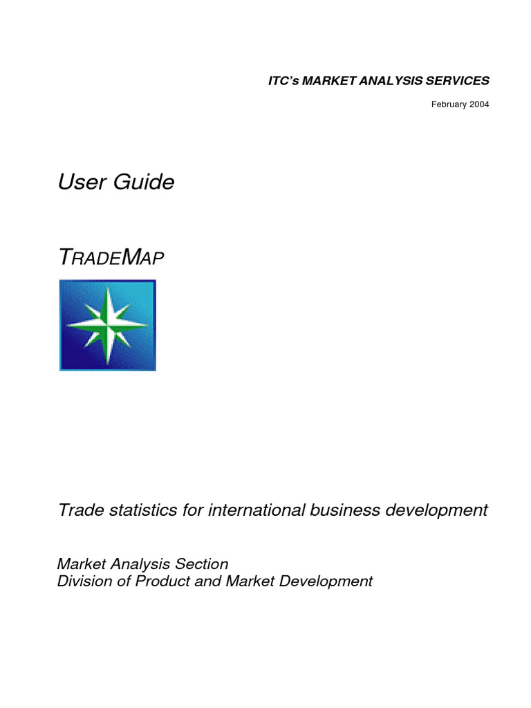 ITCTradeMAPuserguide 0 | PDF | Market Access | Non Tariff Barriers To Trade