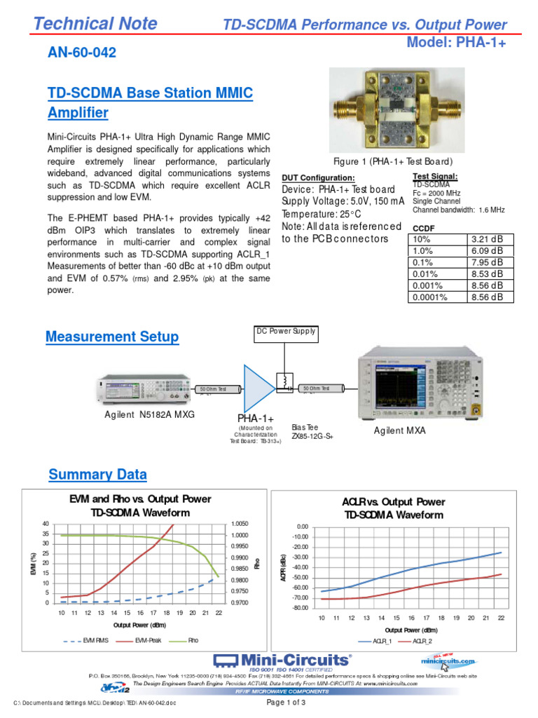 An60 042 | PDF | Amplifier | Decibel