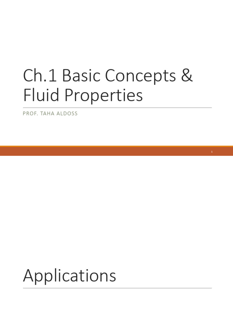 Basic Concepts Fluid Properties | PDF | Shear Stress | Fluid Basic Concepts Fluid Properties | PDF | Shear Stress | Fluid