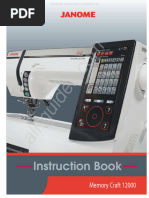 Singer M3220 Sewing Machine Instruction Manual | PDF | Sewing Machine ...