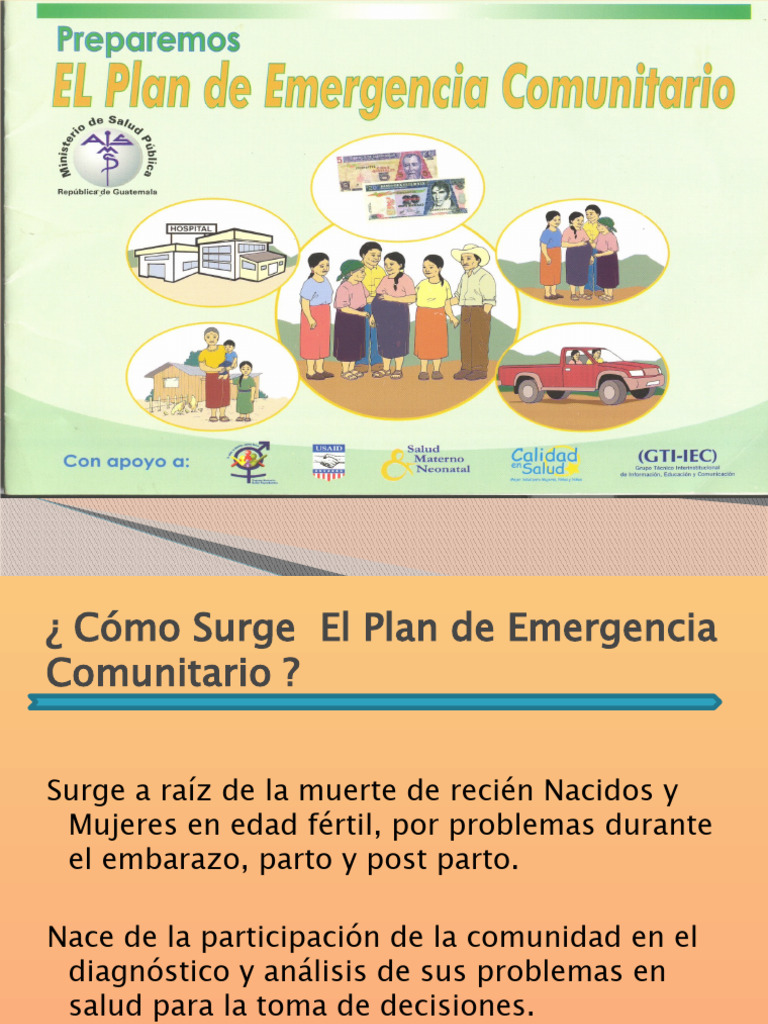 Plan de Emergencias Comunitario | PDF