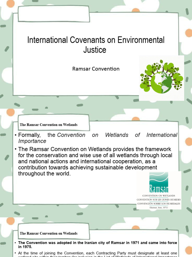 Ramsar Convention on Wetlands Overview | PDF | Law | Science & Mathematics