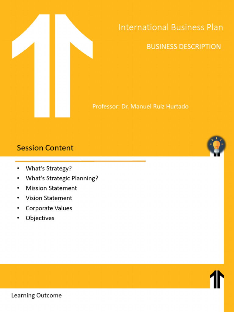 Ibp - S2 - Business Description | PDF | Strategic Planning | Goal