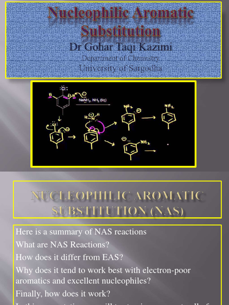 Addition-Elimination Special Notes | PDF | Aromaticity | Chemical Reactions