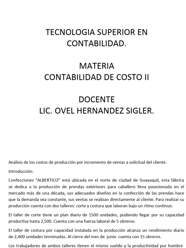Tutoria Tema2 Caso Práctico Albertico | PDF | Inventario | Salario