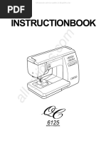 Singer 9020 Sewing Machine Manual | PDF | Sewing Machine | Seam (Sewing)